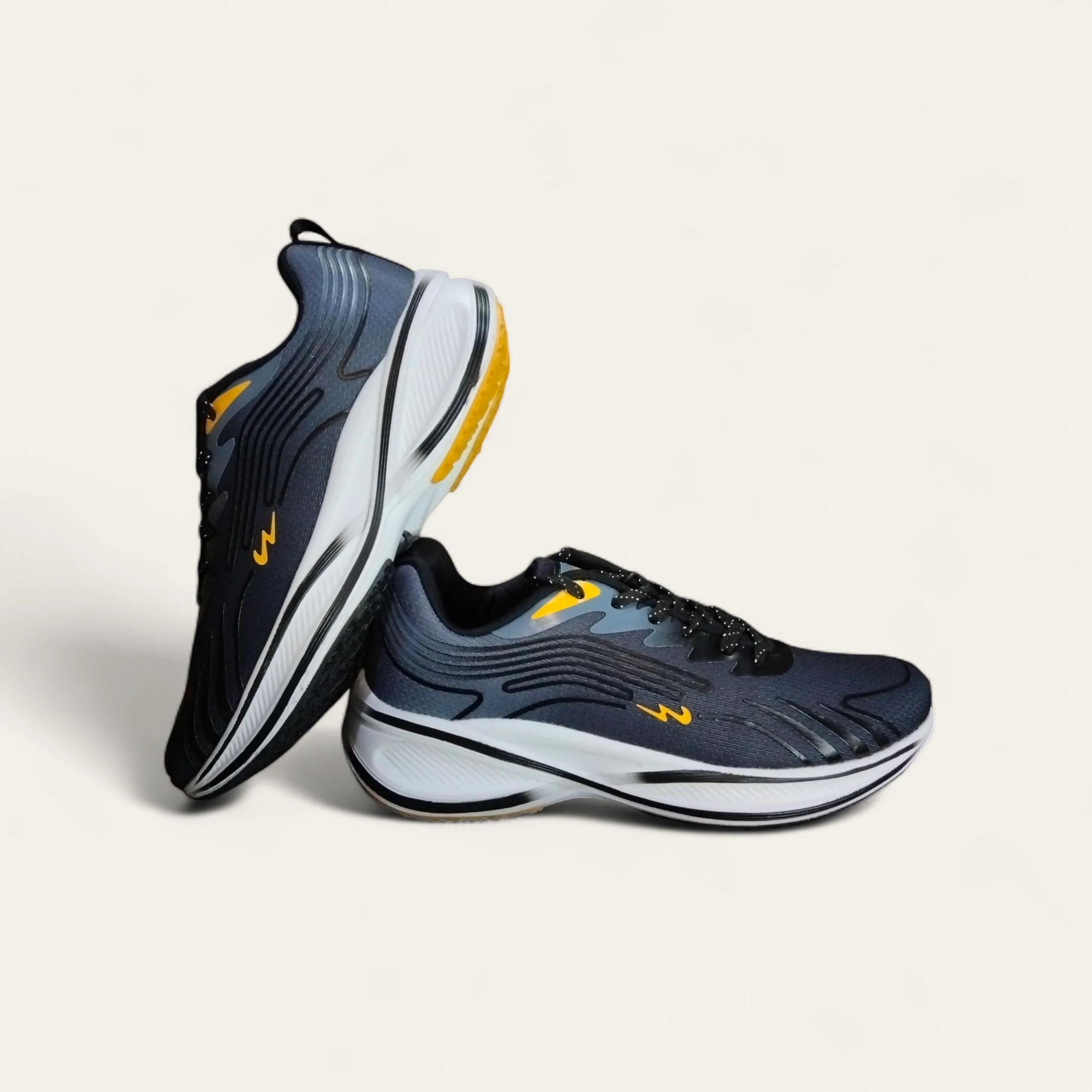 Buy Campus Collab Black/Grey - Men's Running Shoes